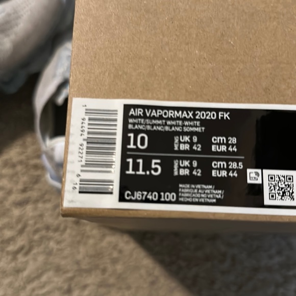 Nike | Shoes | Nike Air Vapor Max 220 Fk | Poshmark
